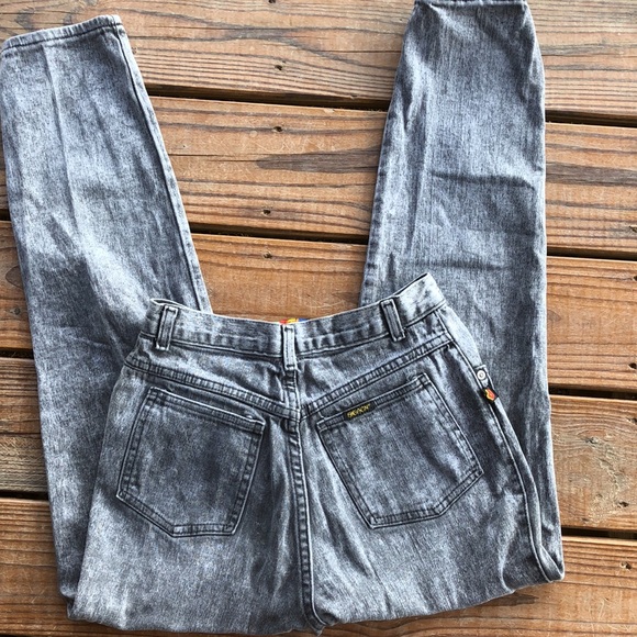 Sasson Jeans | Jeans | Vintage Sasson 8s Highwaisted Black Stone Washed ...
